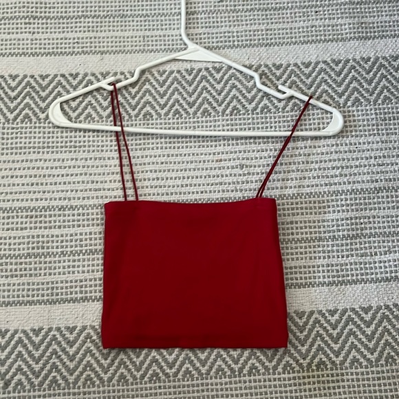 Zara | Tops | Zara Red Top | Poshmark